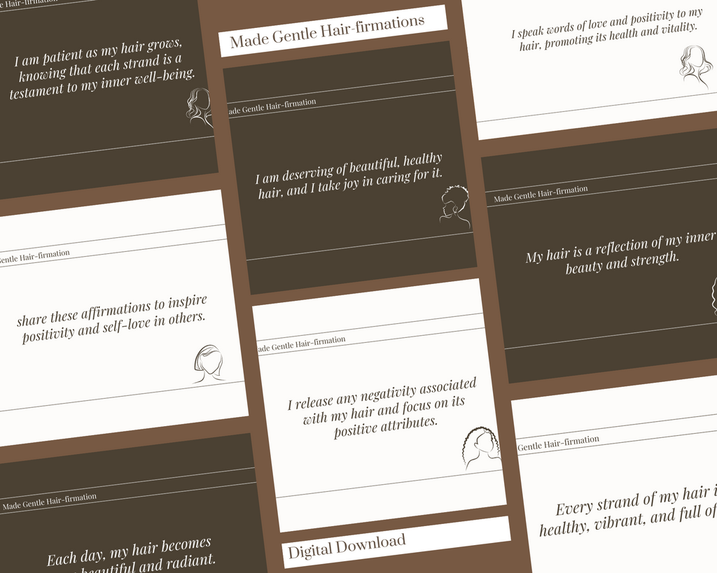 Hair-firmation Cards – Made Gentle